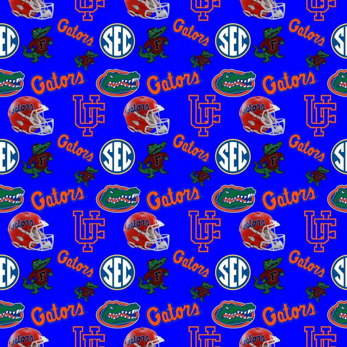 Blue Florida Gators Pattern - Etsy