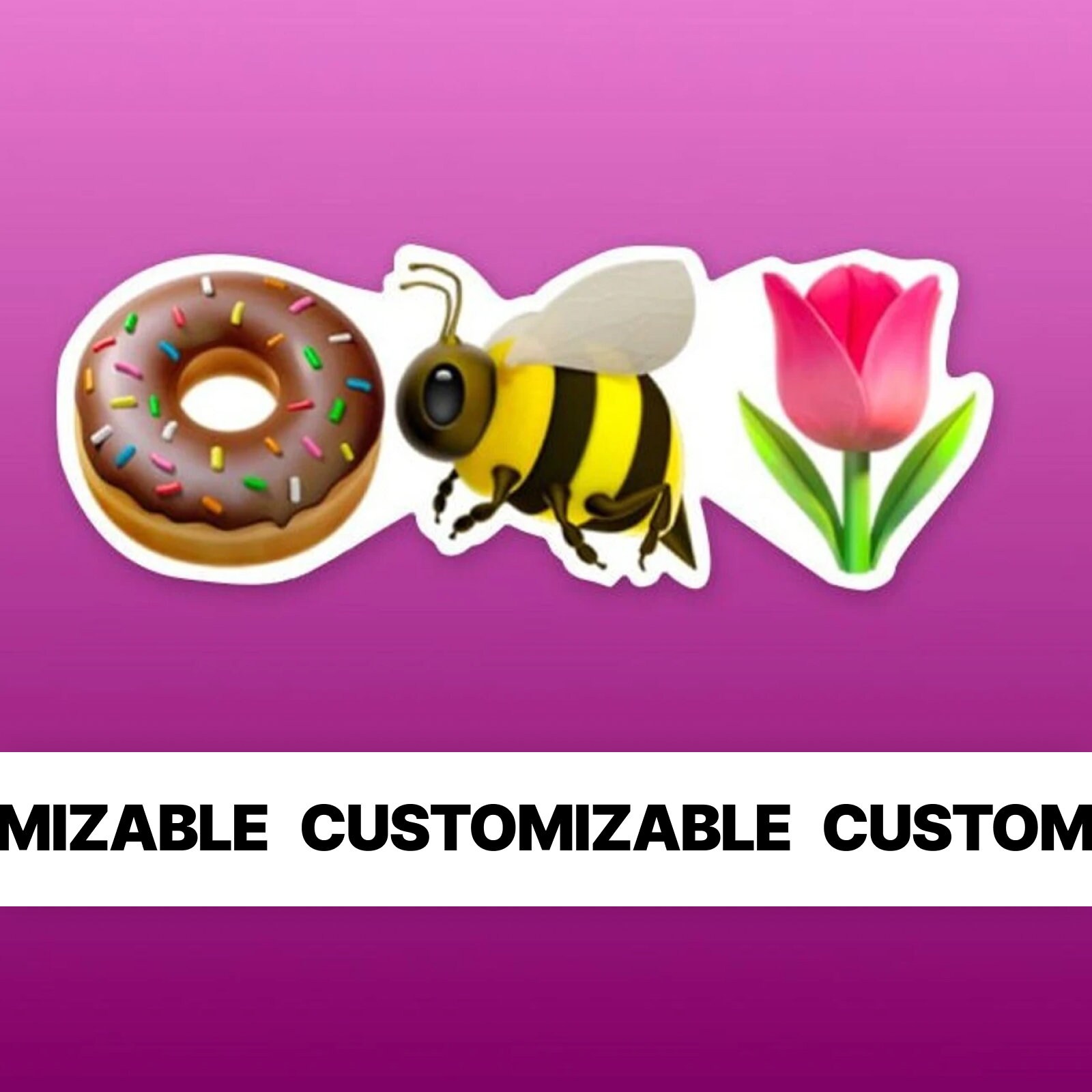 Custom Emoji Die Cut Sticker - Etsy