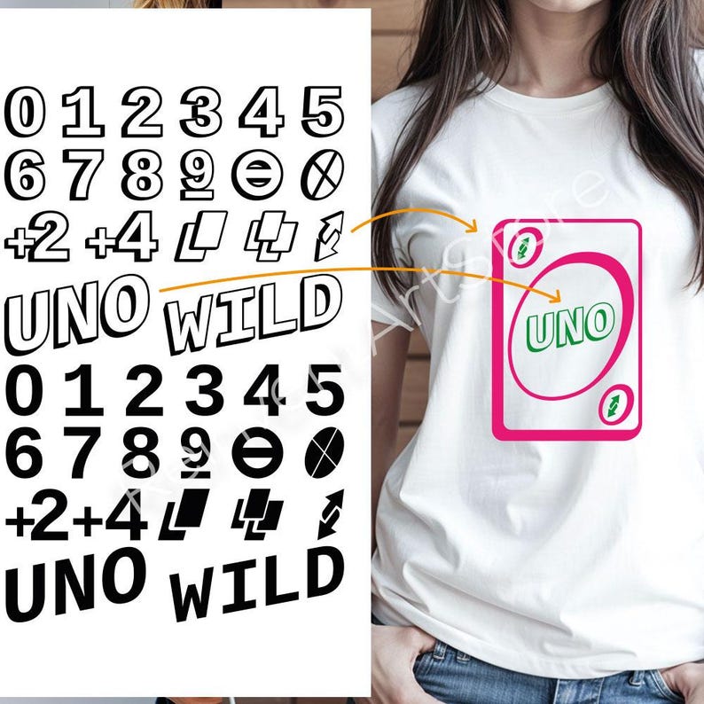 UNO Blank Playing Card SVG Cut Files Included Fonts Playing Card ...