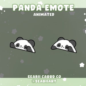 Panda Animated Bongo Emote for Twitch, Discord and Youtube 2 Different ...
