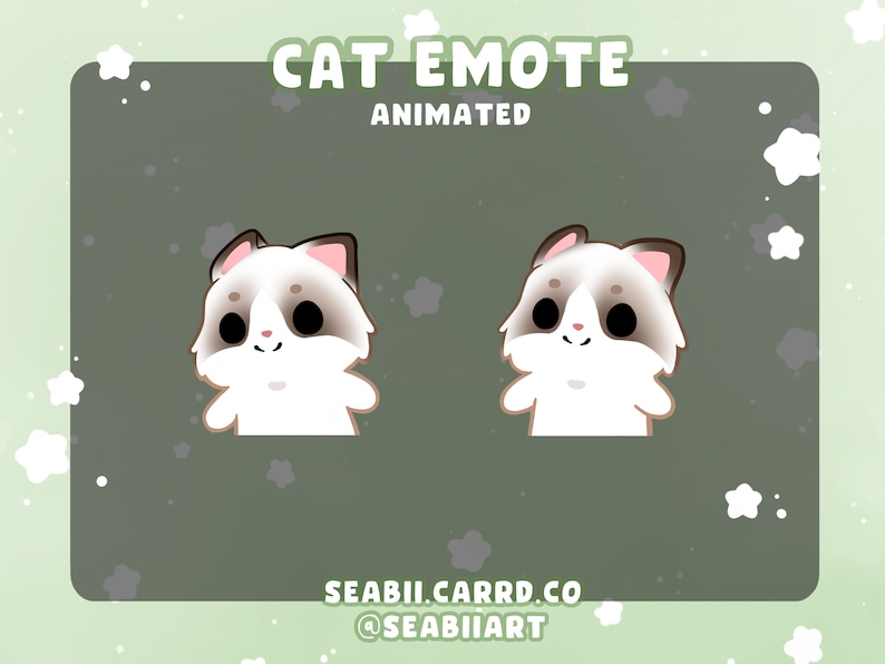 Ragdoll Cat Animated Wiggle Dance Emote for Twitch, Discord and Youtube ...