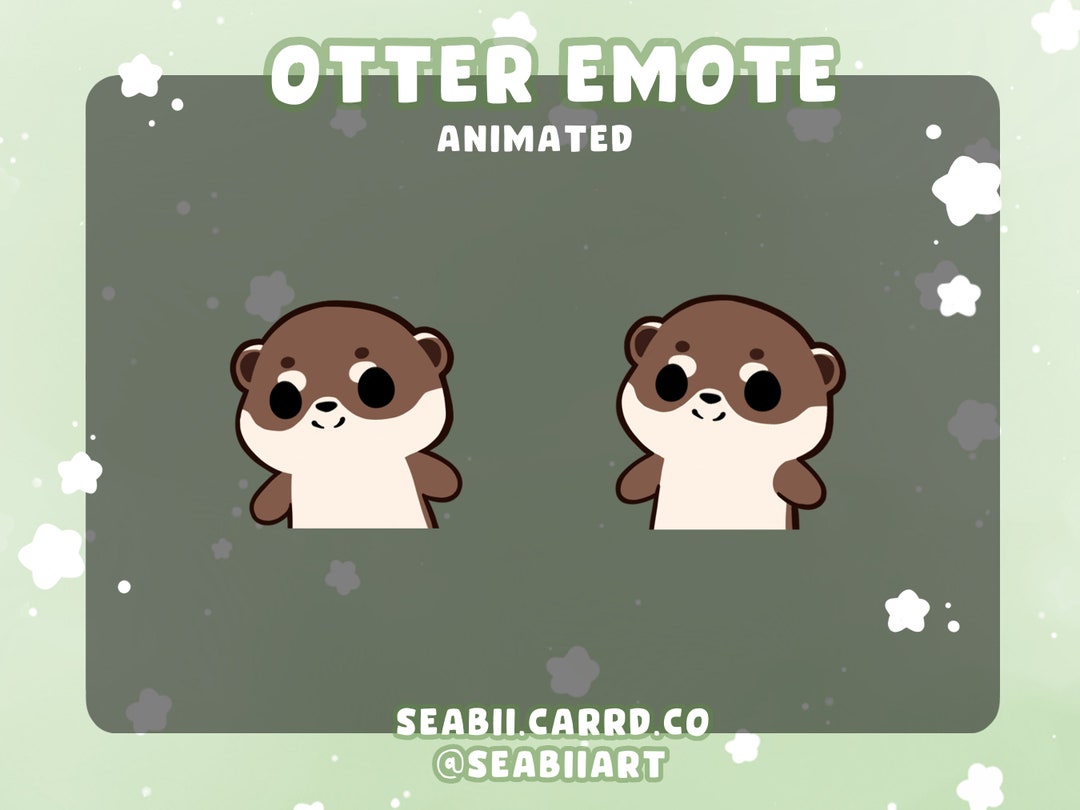 Otter Animated Wiggle Dance Emote for Twitch, Discord and Youtube 2 ...