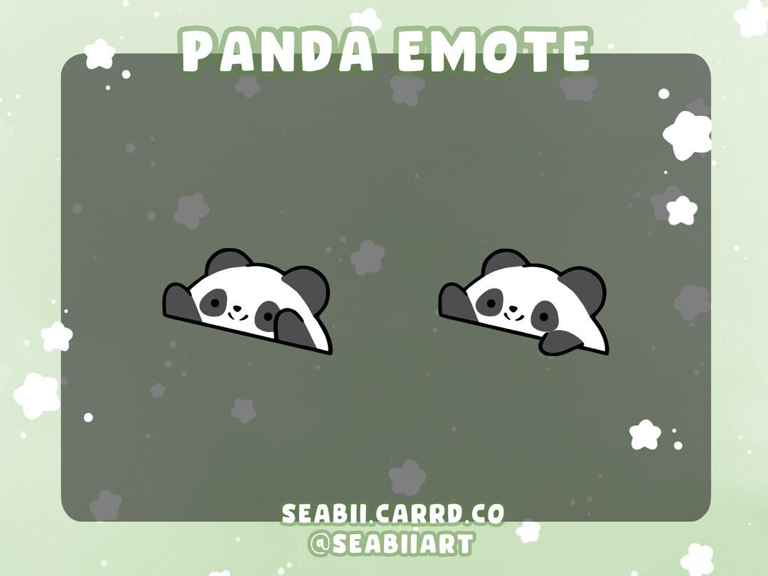 Panda Animated Bongo Emote for Twitch, Discord and Youtube 2 Different ...