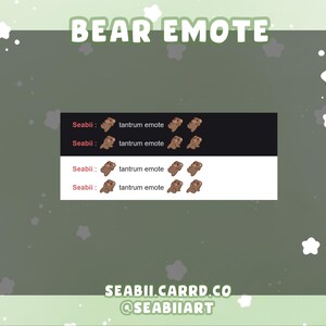 Bear Animated Temper Tantrum Emote for Twitch, Discord and Youtube 2 ...