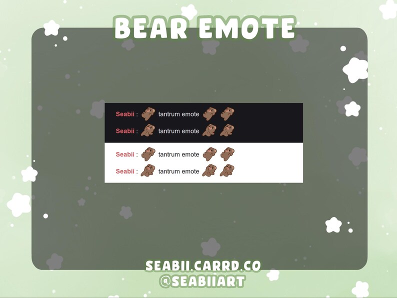 Bear Animated Temper Tantrum Emote for Twitch, Discord and Youtube 2 ...