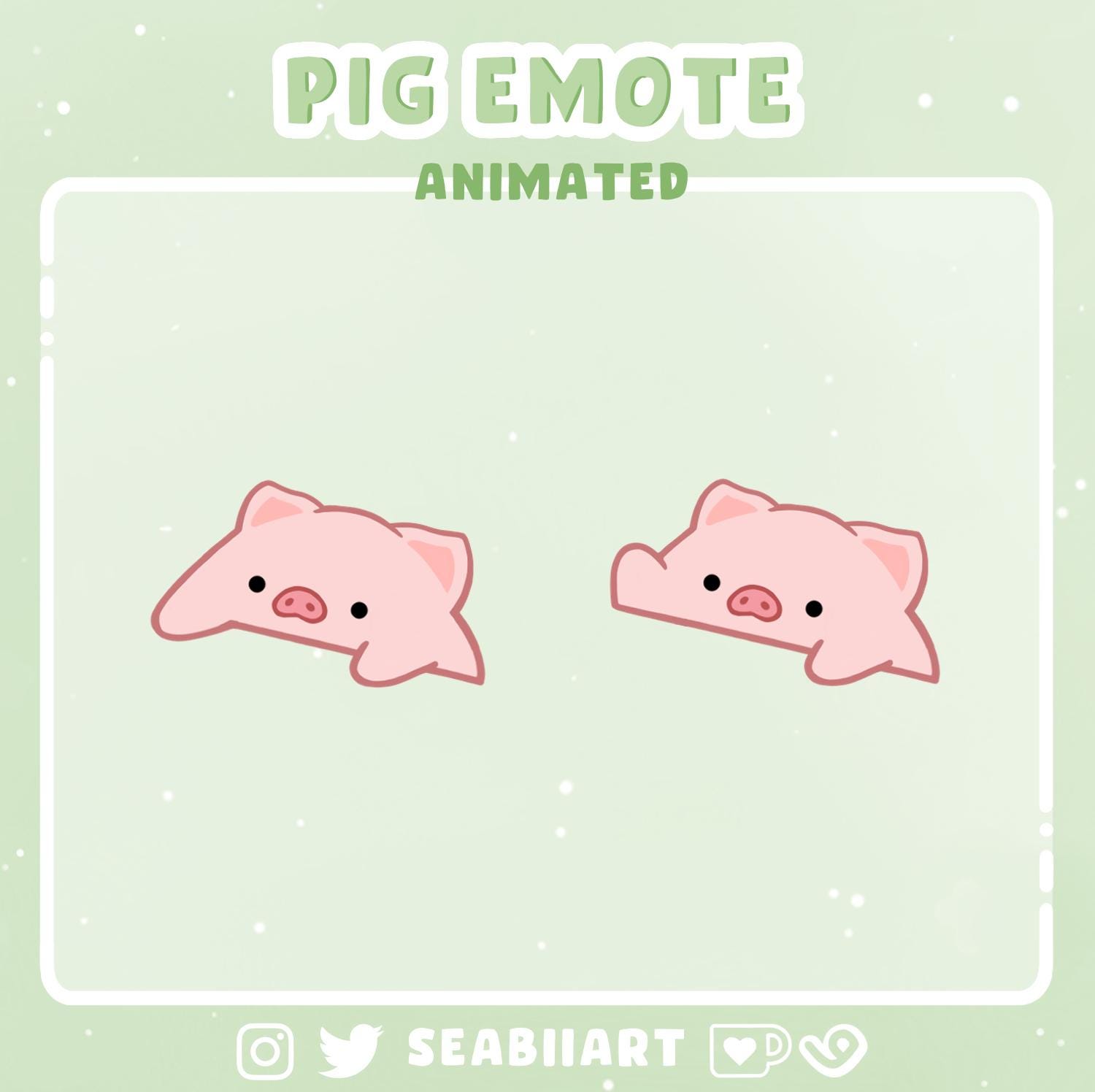 Pig | Animated Bongo Emote for Twitch, Discord and Youtube | 2 ...
