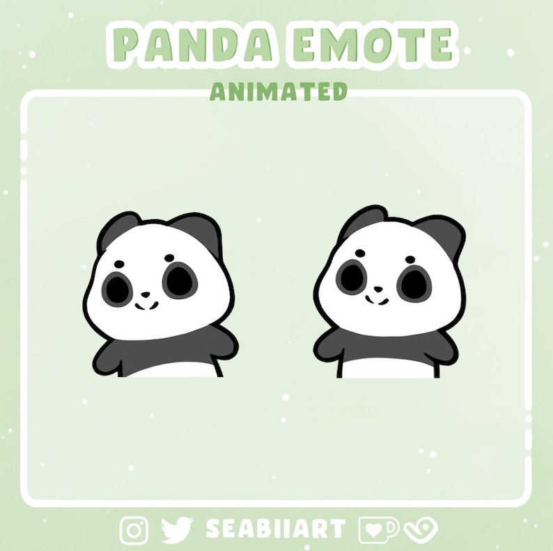 Panda | Animated Wiggle Dance Emote for Twitch, Discord and Youtube | 2 ...