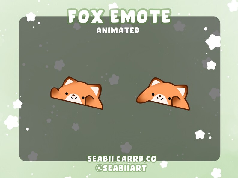 Fox Animated Bongo Emote for Twitch, Discord and Youtube 2 Different ...