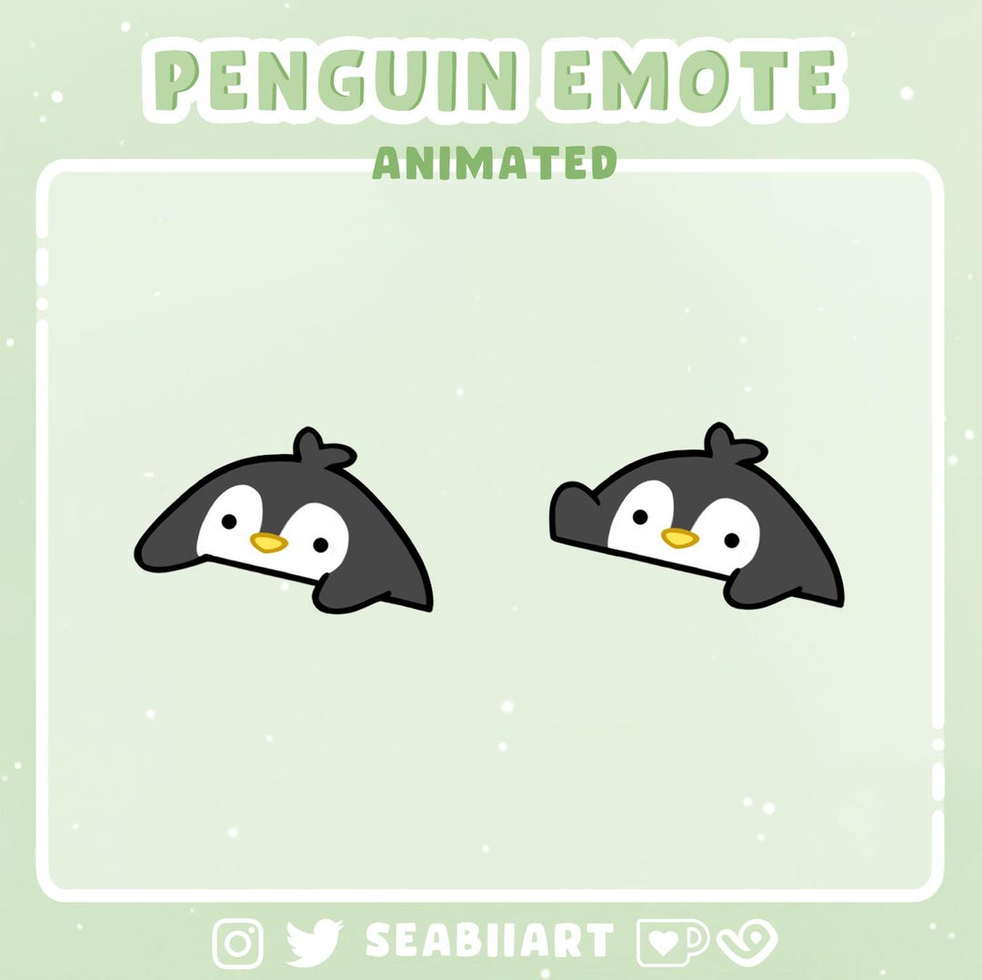 Penguin | Animated Bongo Emote for Twitch, Discord and Youtube | 2 ...