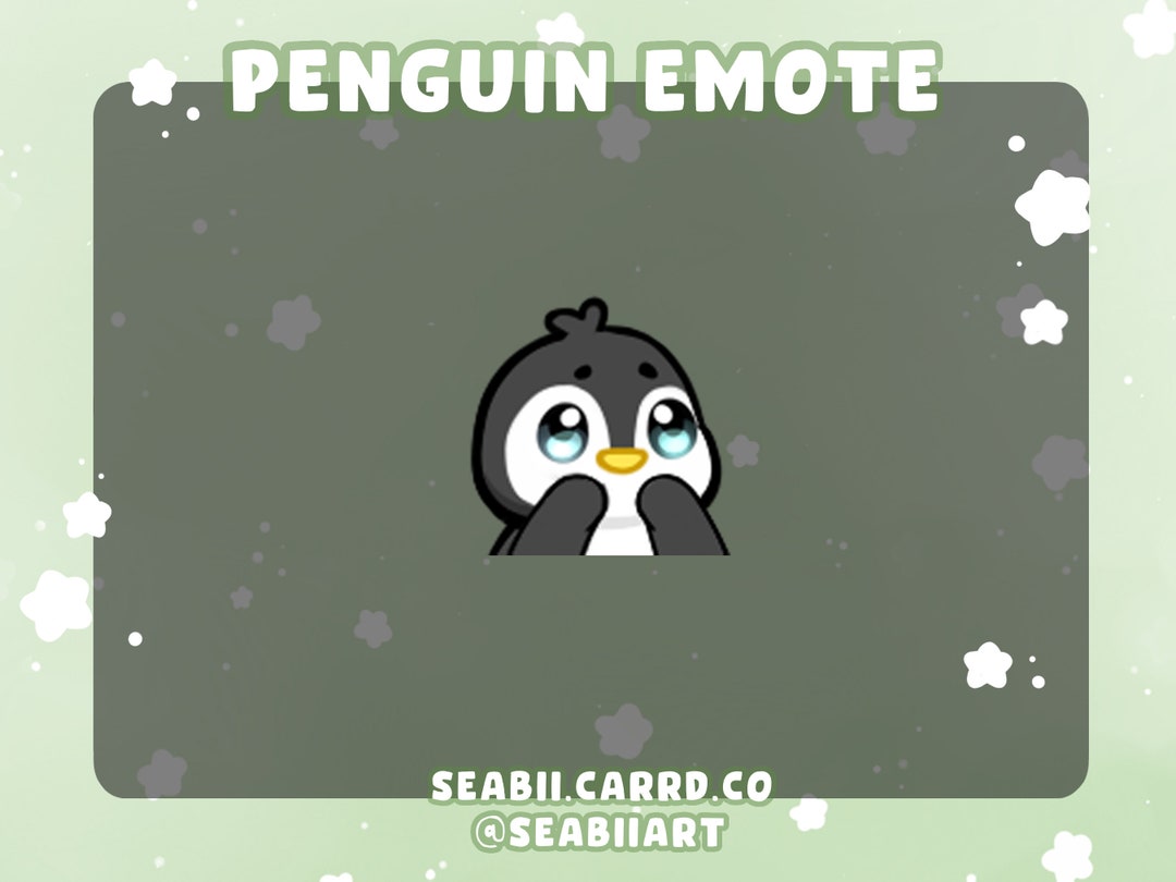 Penguin Happy Aw Emote for Twitch, Discord and Youtube P2U Emote - Etsy