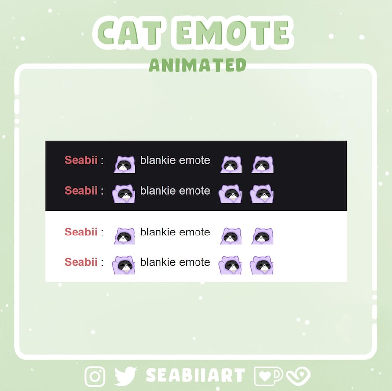 Animated Tuxedo Cat Emote: Blankie Comfy Dance, Twitch/discord/youtube ...