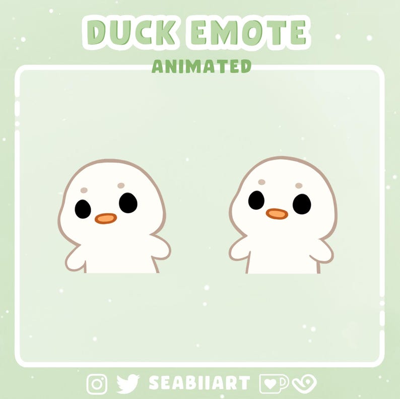 Duck | Animated Wiggle Dance Emote for Twitch, Discord and Youtube | 2 ...