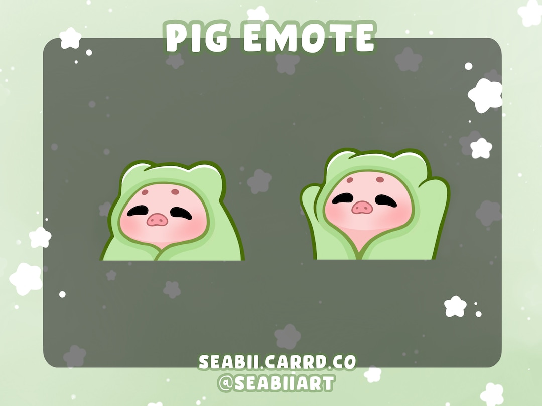 Pig Animated Blankie Emote for Twitch Discord and Youtube - Etsy