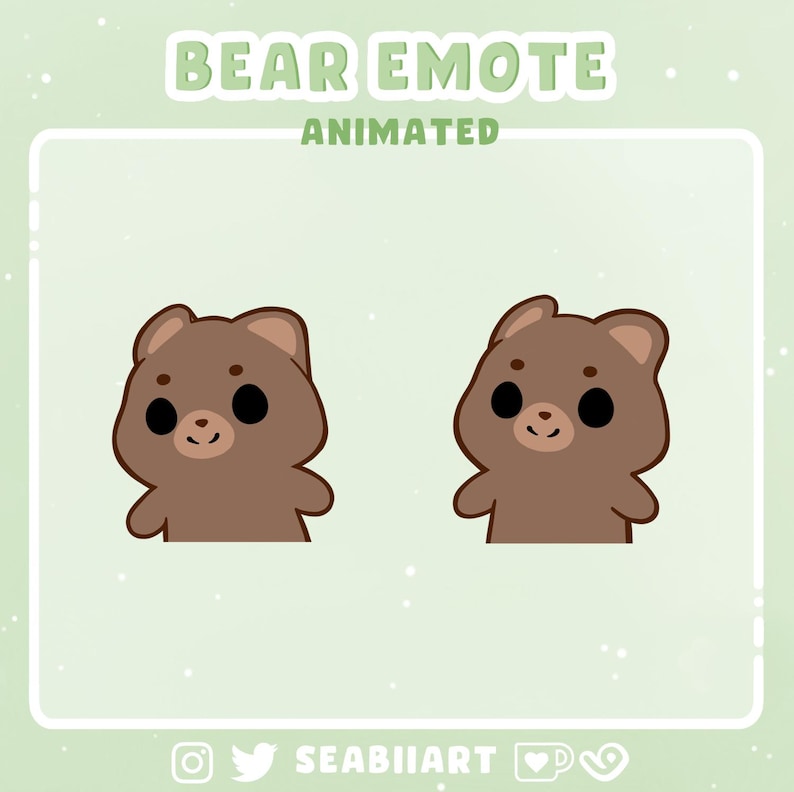 Bear | Animated Wiggle Dance Emote for Twitch, Discord and Youtube | 2 ...