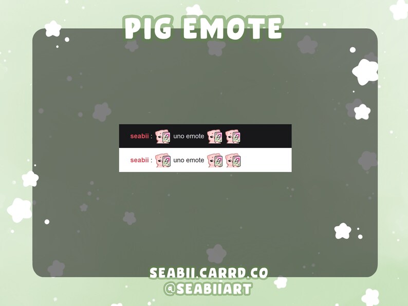 Pig UNO Reverse Card Emote for Twitch, Discord and Youtube P2U Emote - Etsy