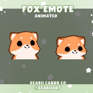 Fox Animated Nodders Emote for Twitch, Discord and Youtube 2 Different ...