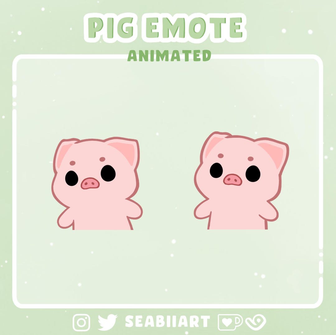 Pig | Animated Wiggle Dance Emote for Twitch, Discord and Youtube | 2 ...