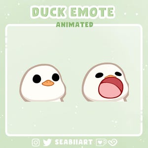 Duck | Animated Pop Yap Yapping Emote for Twitch, Discord and Youtube ...