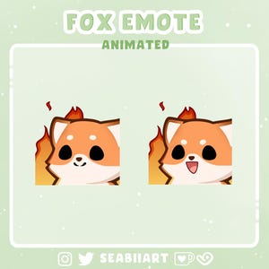 Fox | Animated This is Fine Emote for Twitch, Discord and Youtube ...
