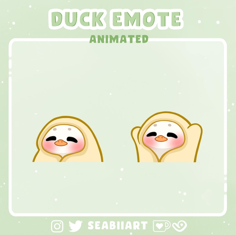 Duck | Animated Blankie Emote for Twitch, Discord and Youtube | 2 ...