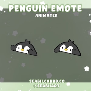 Penguin Animated Bongo Emote for Twitch, Discord and Youtube 2 ...