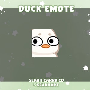 Duck Side Eye Stare Emote for Twitch, Discord and Youtube P2U Emote - Etsy