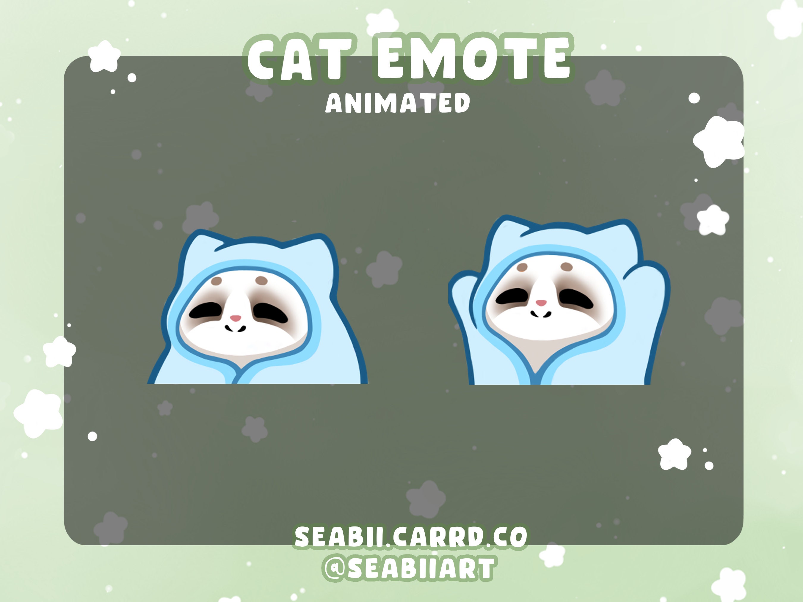 Ragdoll Cat Animated Blankie Emote for Twitch, Discord and Youtube 2 ...