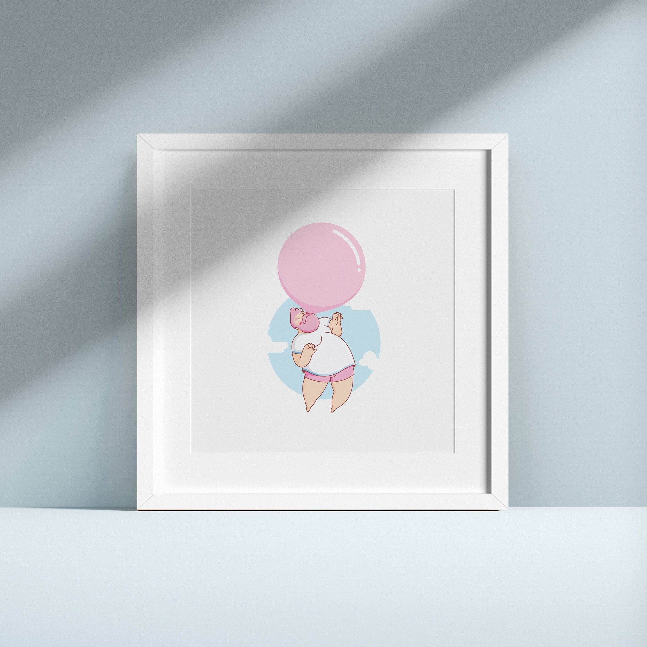Bubblegum Gay Bear Art Print LGBTQ Art Print Gay Bear Art | Etsy