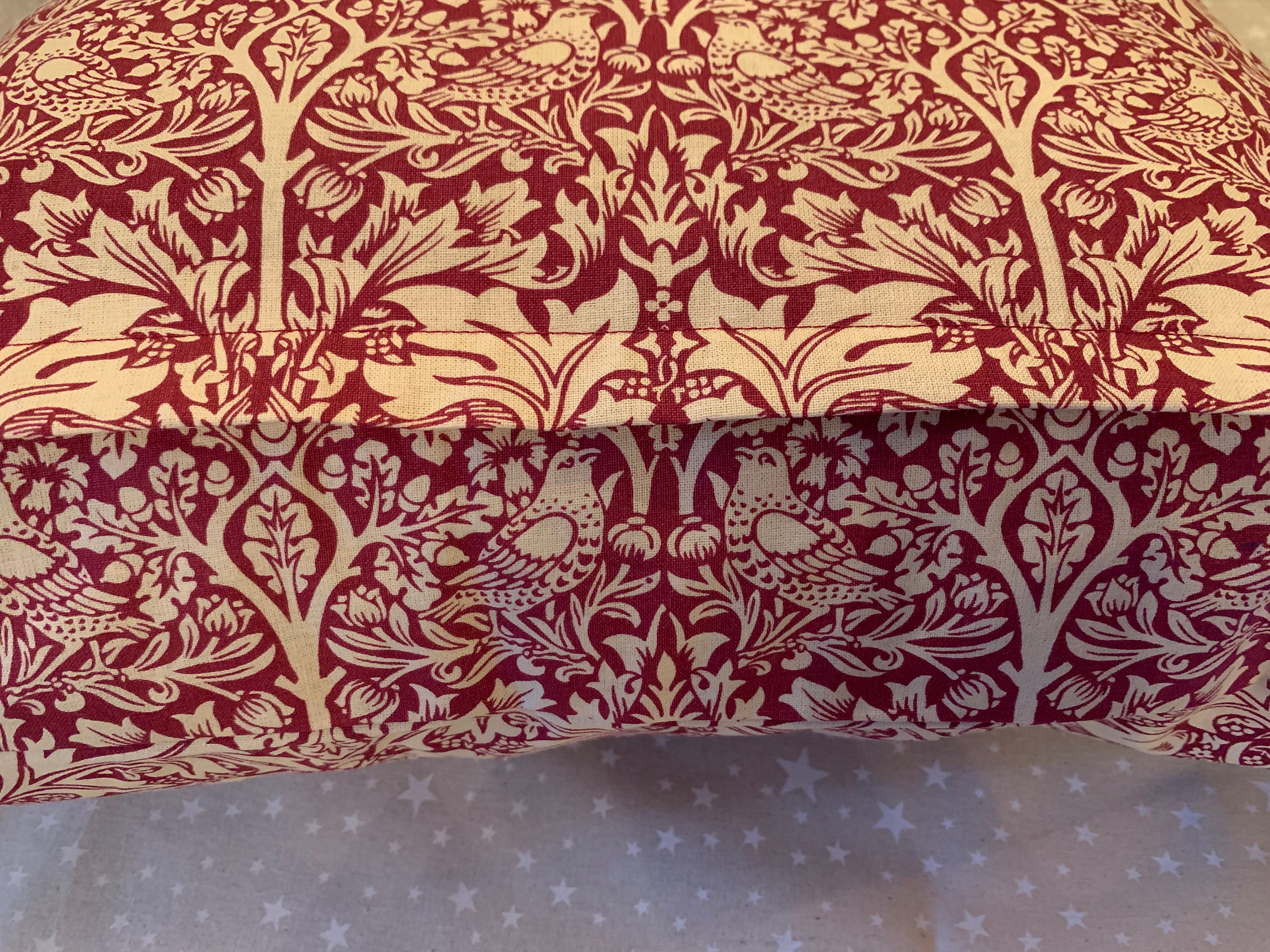 William Morris Brer Rabbit Red Cushion Cover With Zip - Etsy