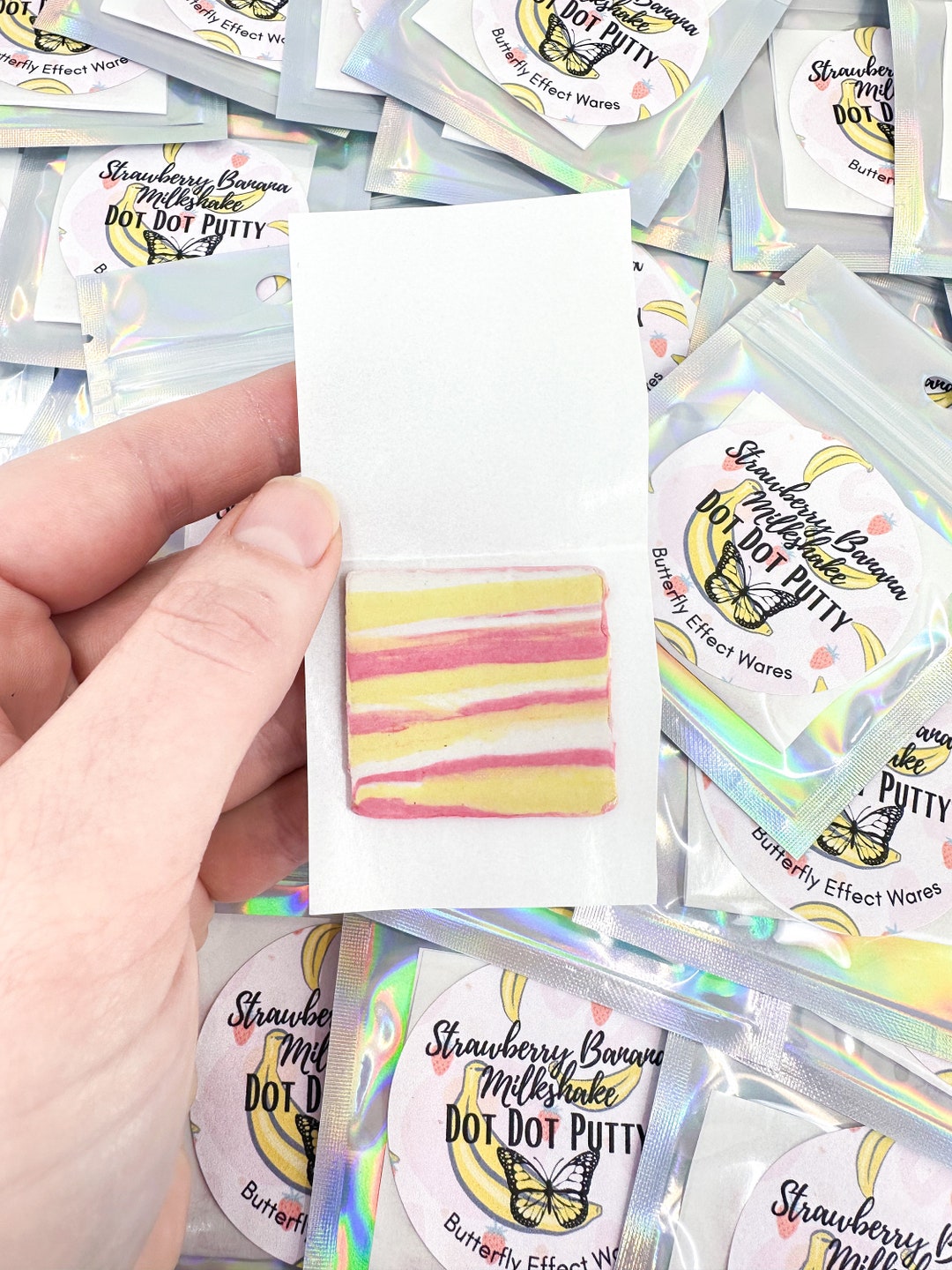 Strawberry Banana Milkshake Dot Dot Putty Scented Diamond Painting ...