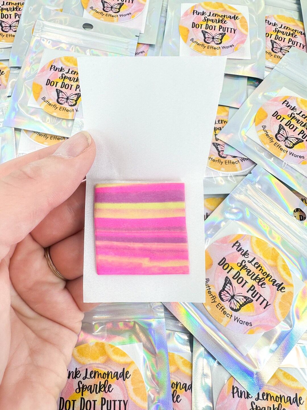 Pink Lemonade Sparkle Dot Dot Putty Scented Diamond Painting Putty ...