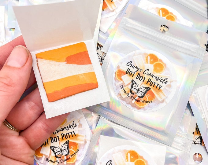 Orange Creamsicle Dot Dot Putty Scented Diamond Painting Putty Scented ...