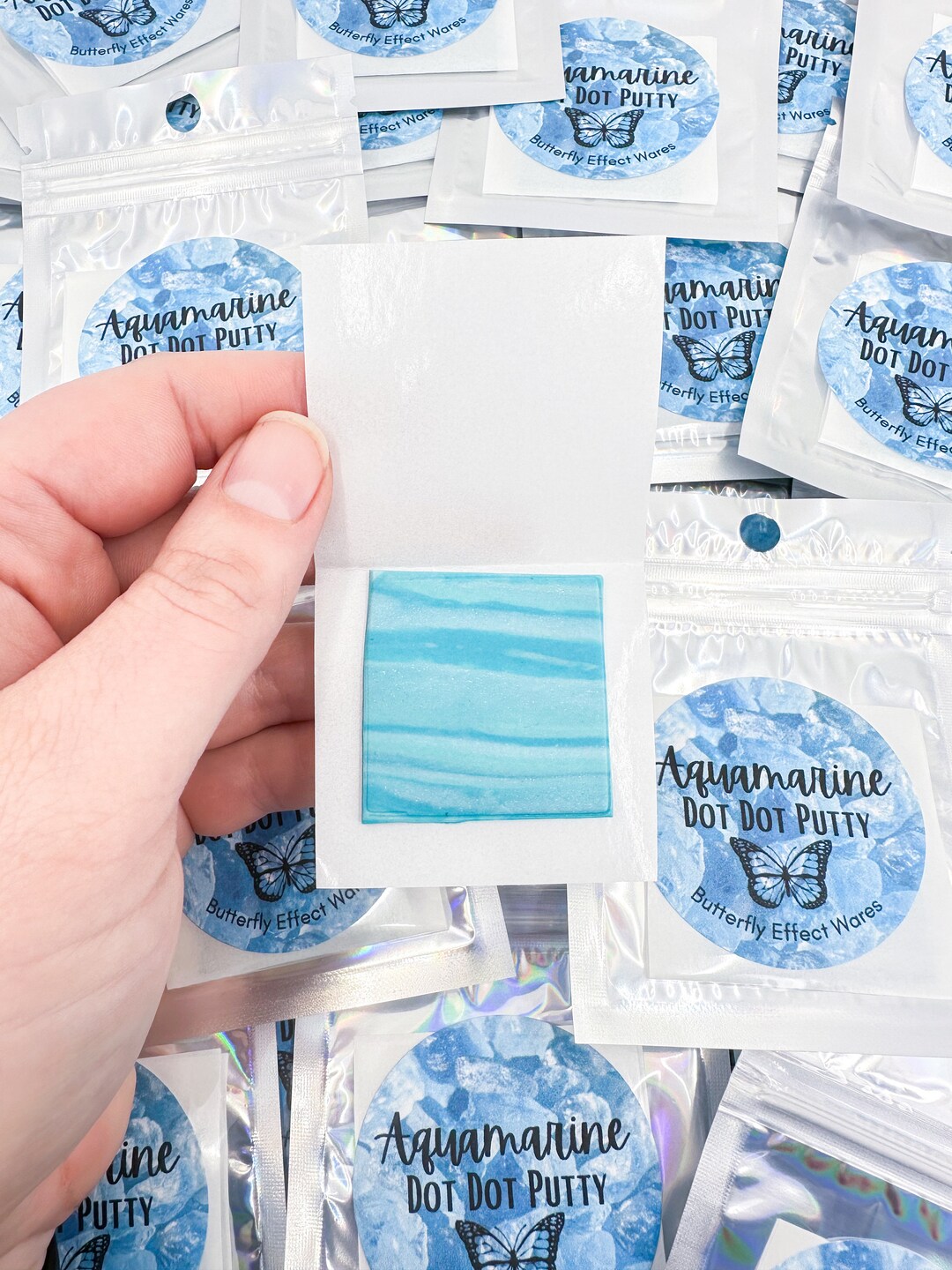 Aquamarine Dot Dot Putty Scented Diamond Painting Putty Scented Craft ...