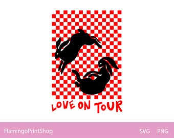 Love on Tour Svg | Etsy UK