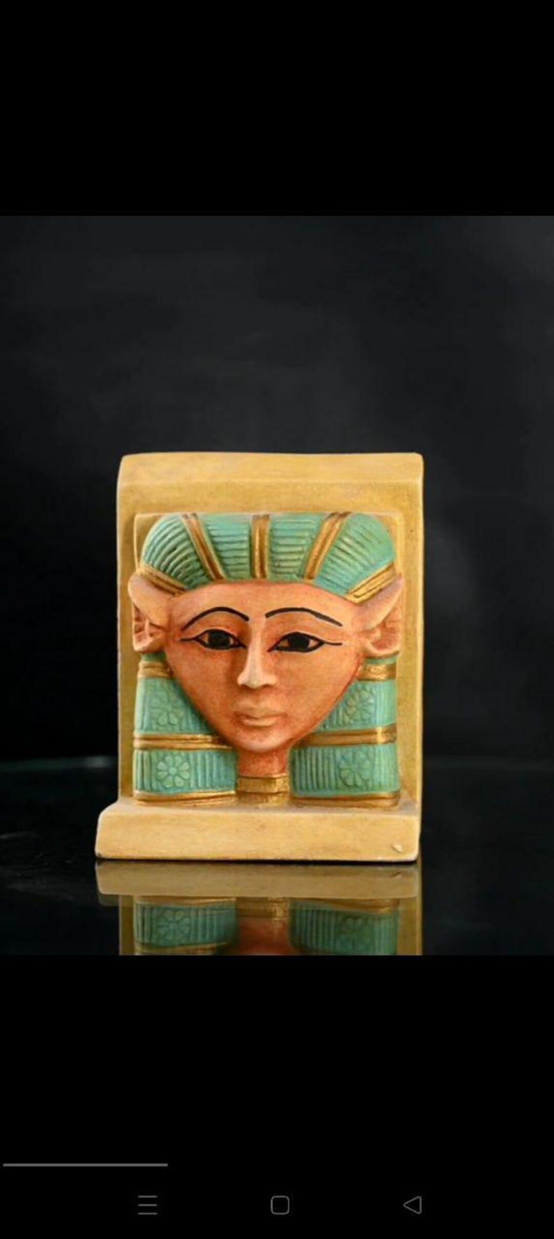 Egyptian Goddess Sculpture: Hathor Mask - Etsy