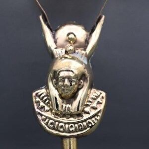 Brass Sistrum of Hathor – Ancient Egyptian Musical Instrument Replica ...