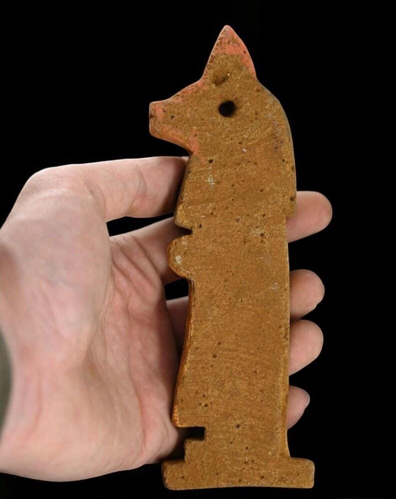 Rare Ancient Egyptian Canopic Statues: Sons of Horus, Sacred Jackal ...