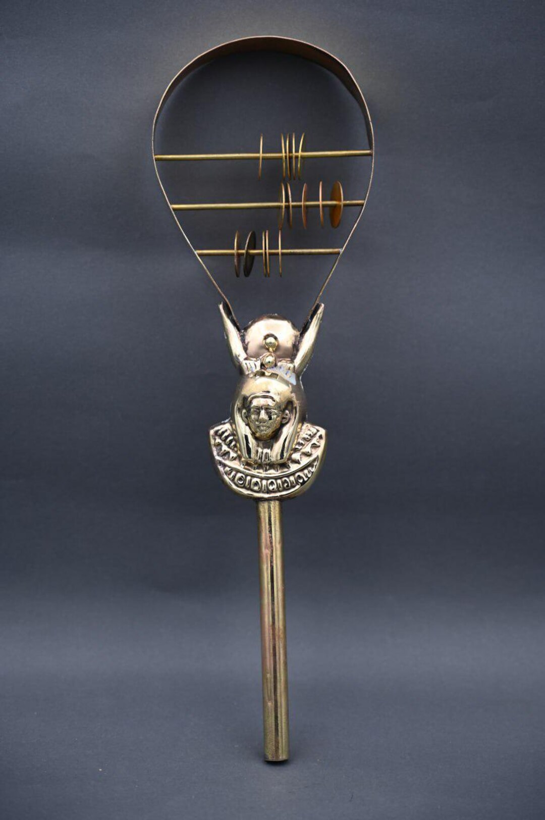 Brass Sistrum of Hathor – Ancient Egyptian Musical Instrument Replica ...