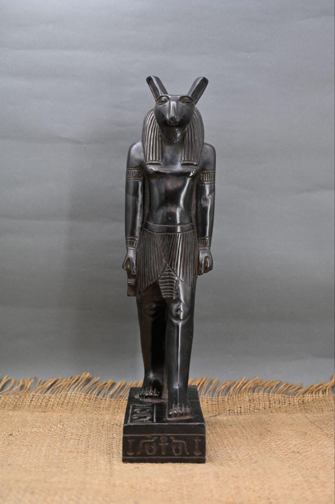 Handcrafted God of the Desert & Storms Pharaonic Stone Statue - Ancient ...