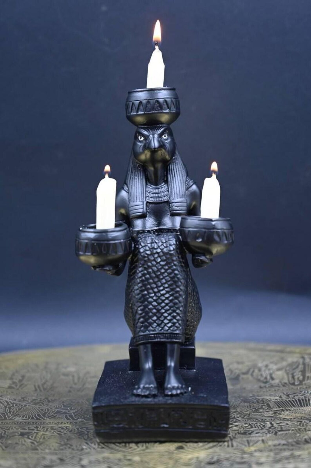 Ibis God of Wisdom: Egyptian God Thoth Candle Holder Statue - Etsy