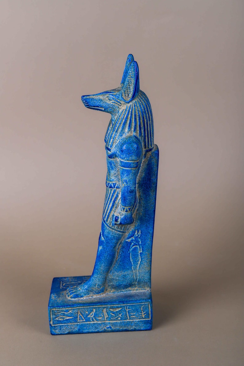Anubis Statue: Ancient Egyptian Stone Sculpture, Rare Collectible Decor ...