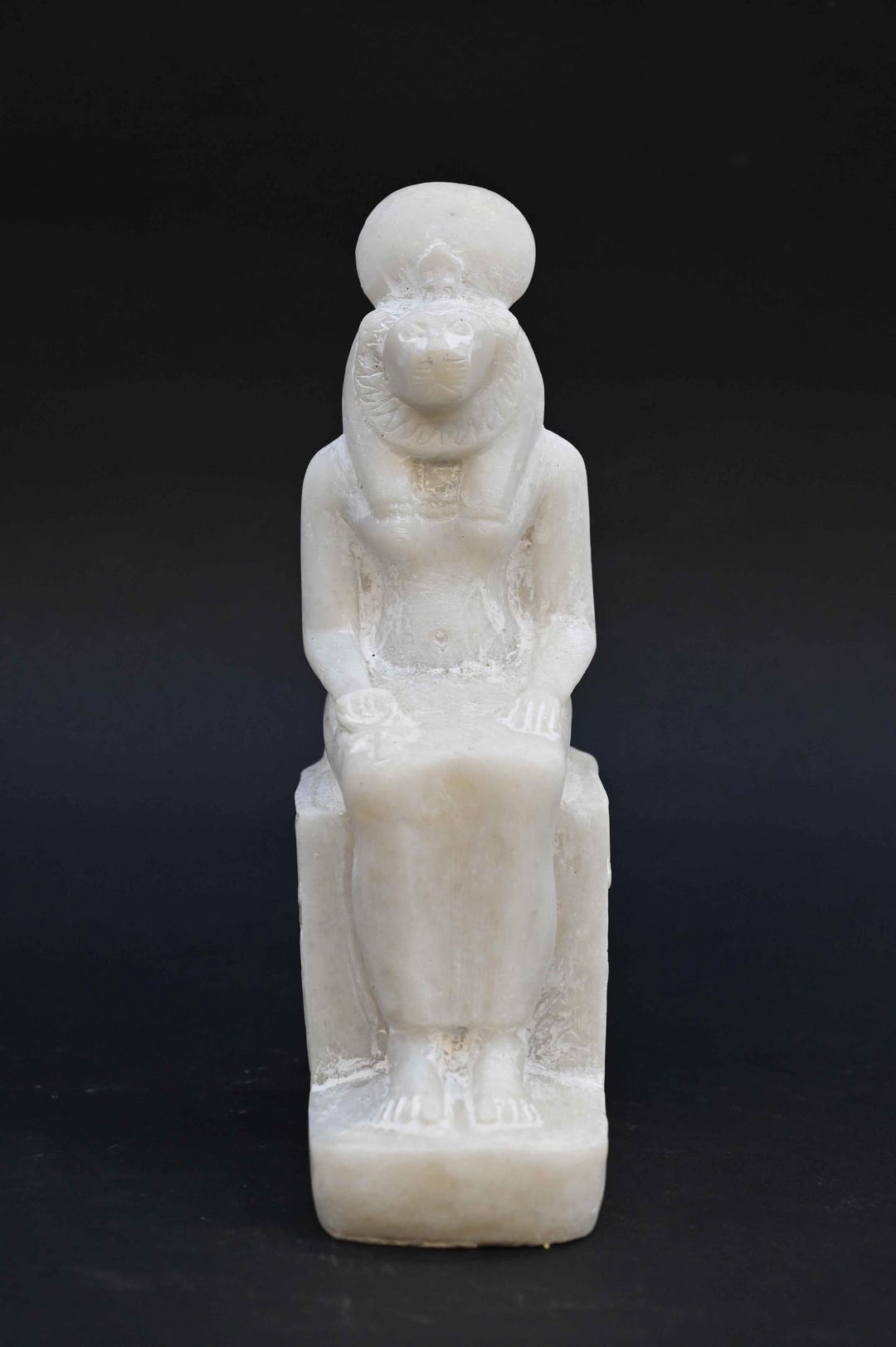 Ancient Egyptian Sekhmet Statue: Authentic Stone Art Sculpture - Etsy