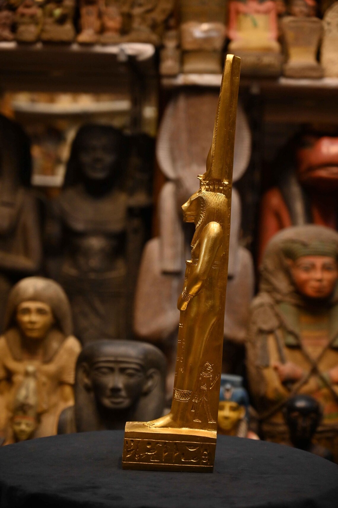 Sekhmet Statue: Antique Egyptian Stone Sculpture, Ancient Collectible ...