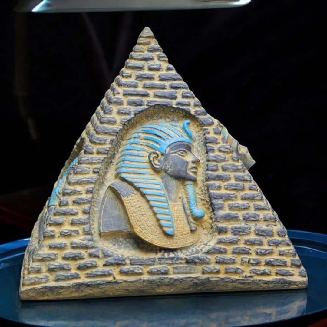 Rare Egyptian Pyramid Statue Featuring God Anubis, Sphinx, King Tut ...