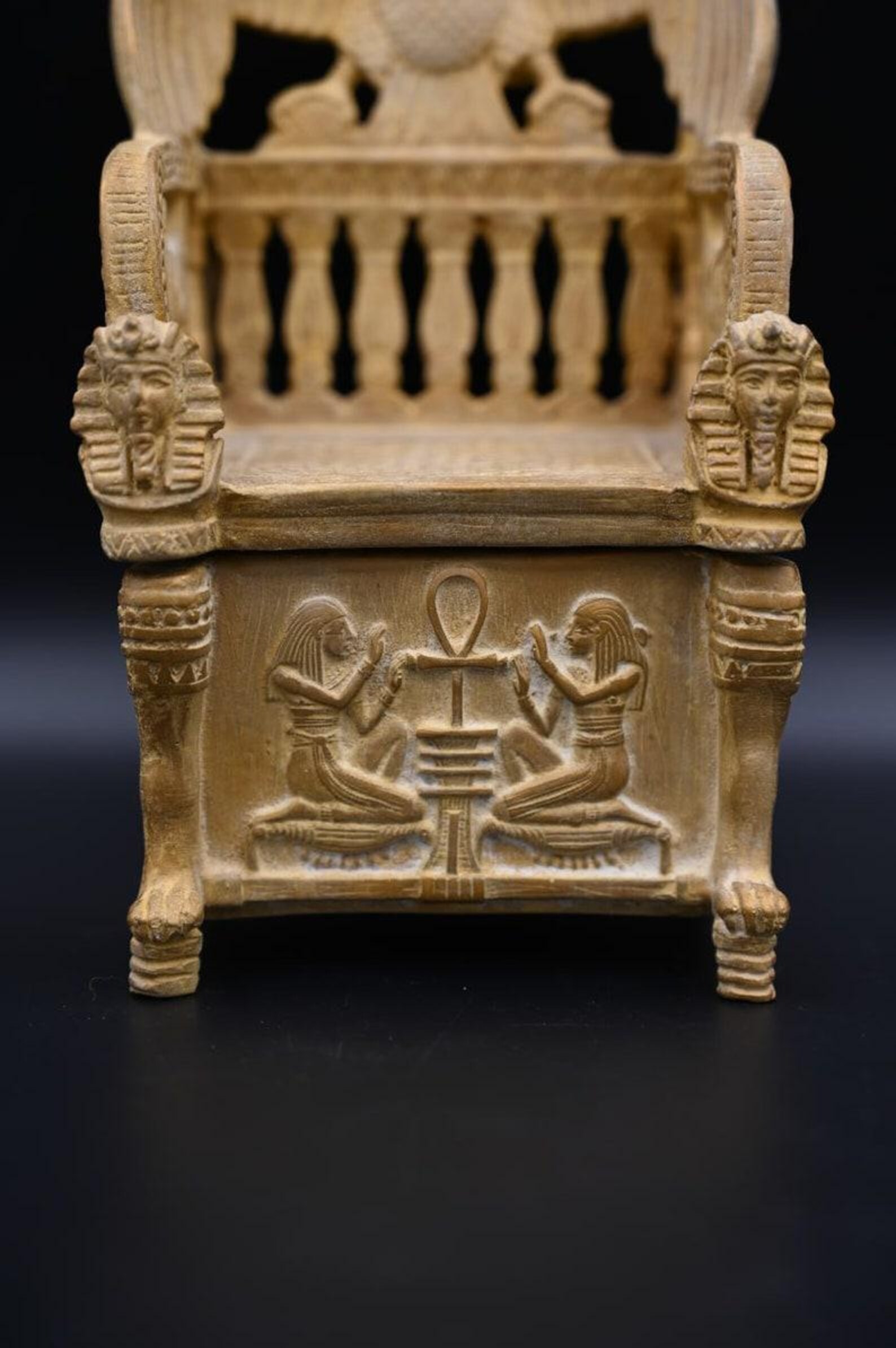 Egyptian Handmade, Throne of King Tutankhamun, Made in Egypt - Etsy