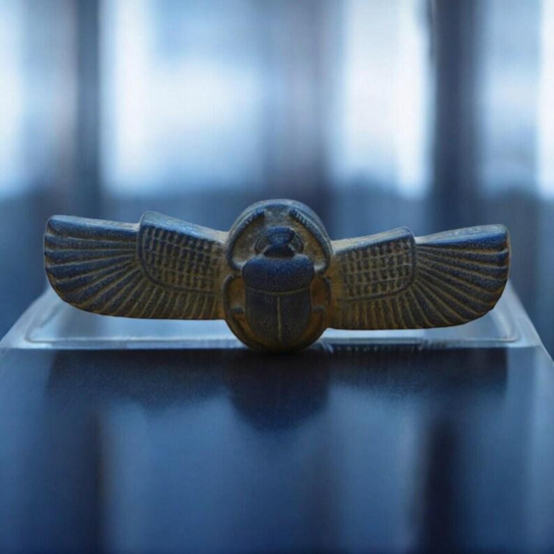 Antique Hand-carved Stone Winged Scarab: Ancient Egyptian Relic - Etsy