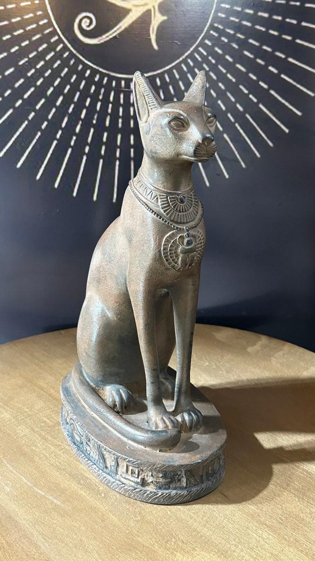 Bastet Goddess Statue: Ancient Egyptian Stone Sculpture Replica - Etsy