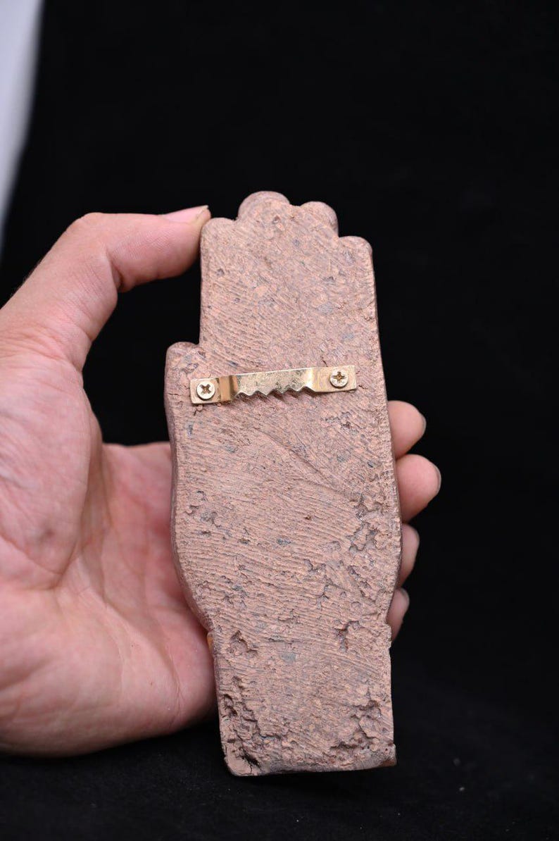 Ancient Egyptian Stone Hand Statue: Pharaonic God Decor Collectible - Etsy
