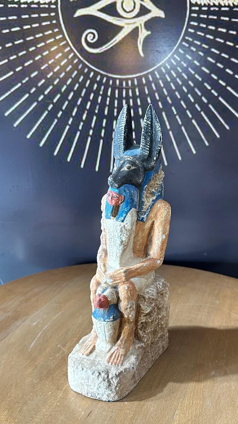 Deity of Afterlife, Egyptian God Anubis Statue - Etsy