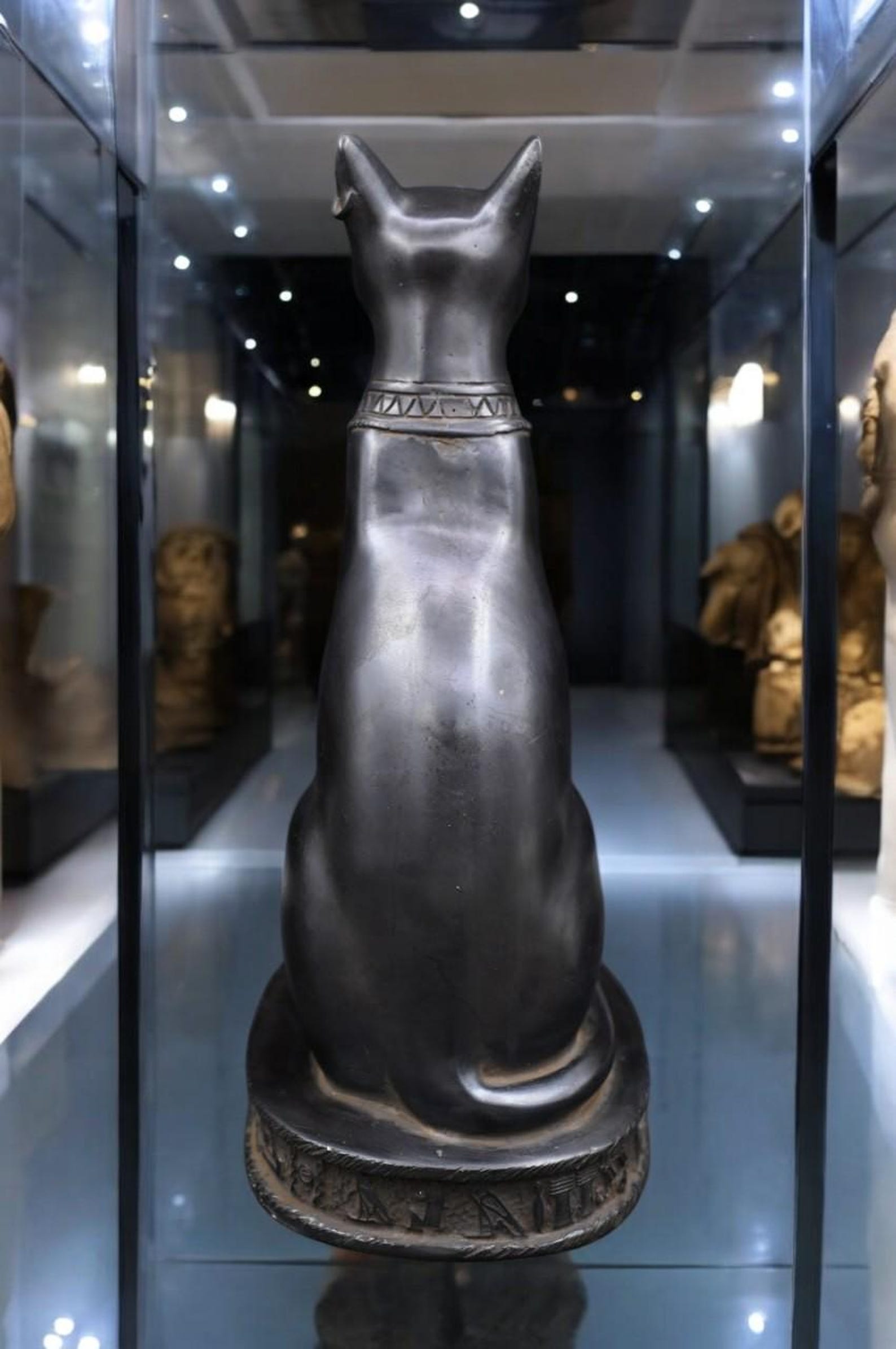 Handcrafted Bastet Statue - Egyptian Goddess of Protection & Power ...